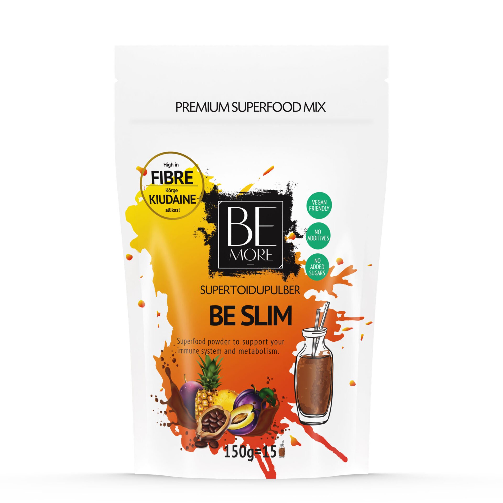 Be Slim superfood-sekoitus, 150 g - Be More Suomi